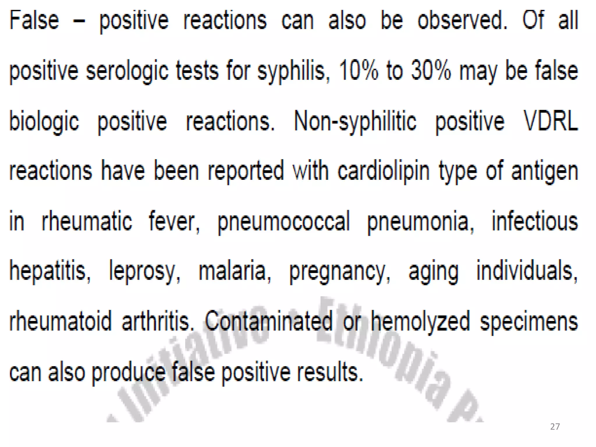 Lecture 2-syphilis serology | PPTX