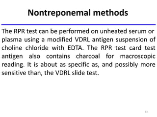 Lecture 2-syphilis serology | PPTX