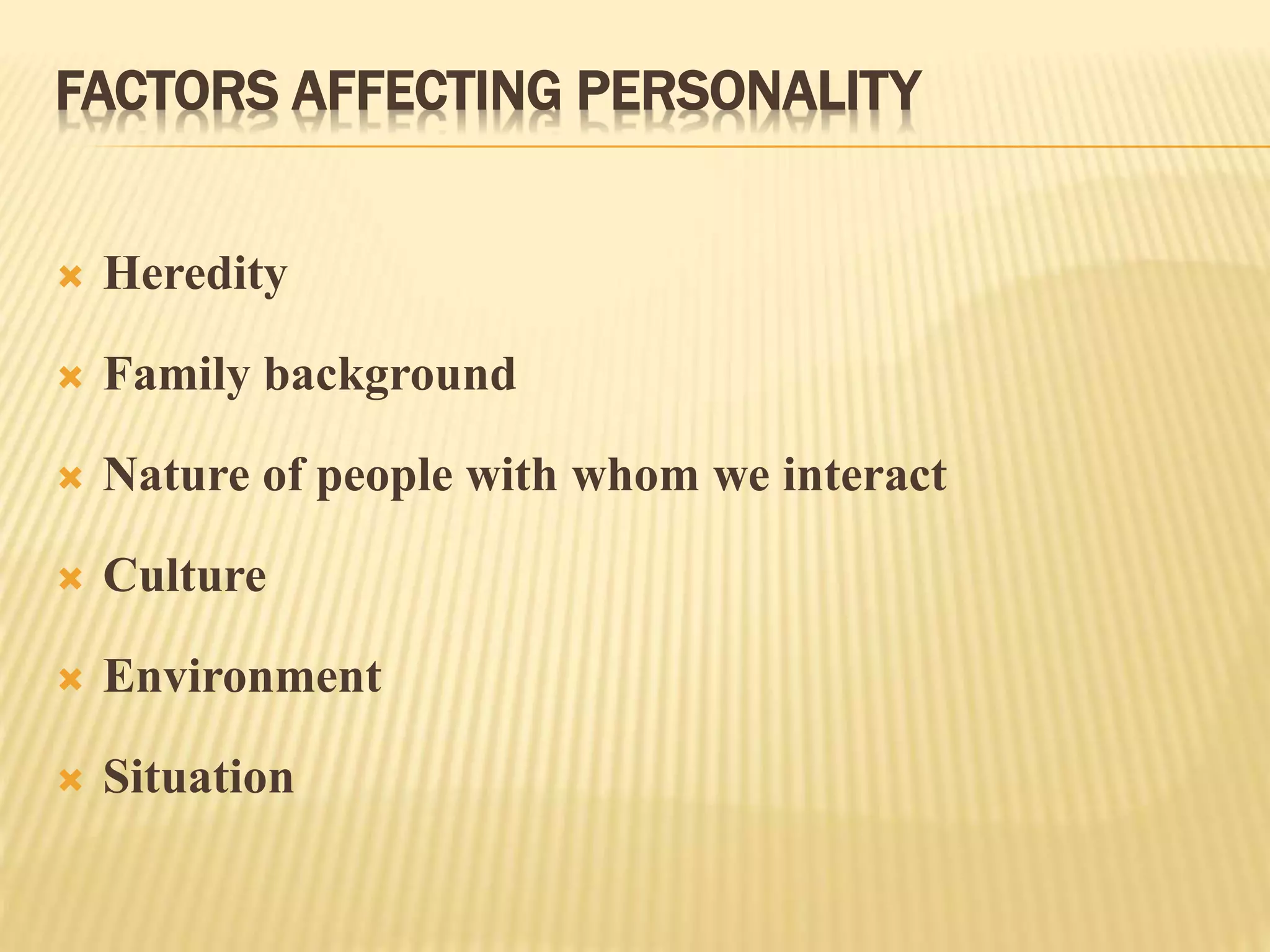 personality- Meaning, definition, types, importance | PPTX