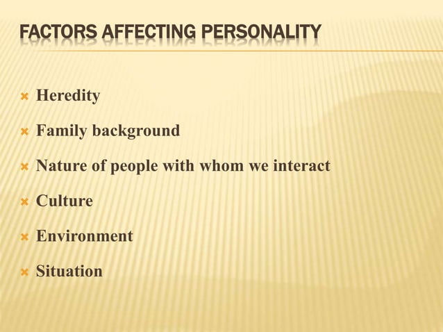 personality- Meaning, definition, types, importance | PPTX