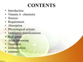 vitamin A | PPTX