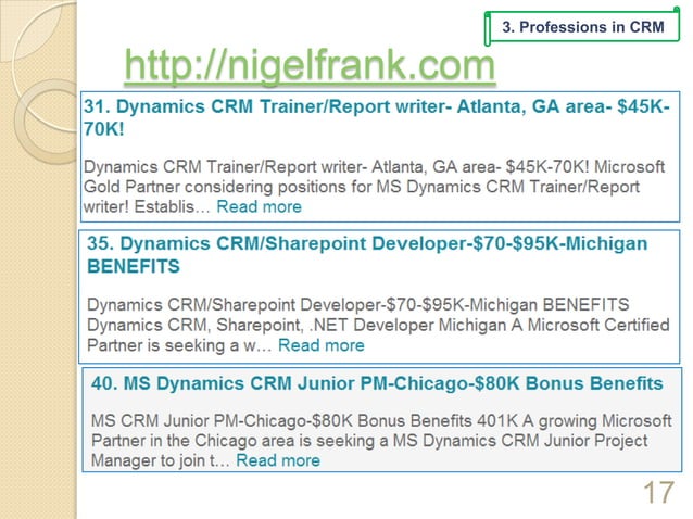Lecture 1 crm - 2011 en slide share | PPT