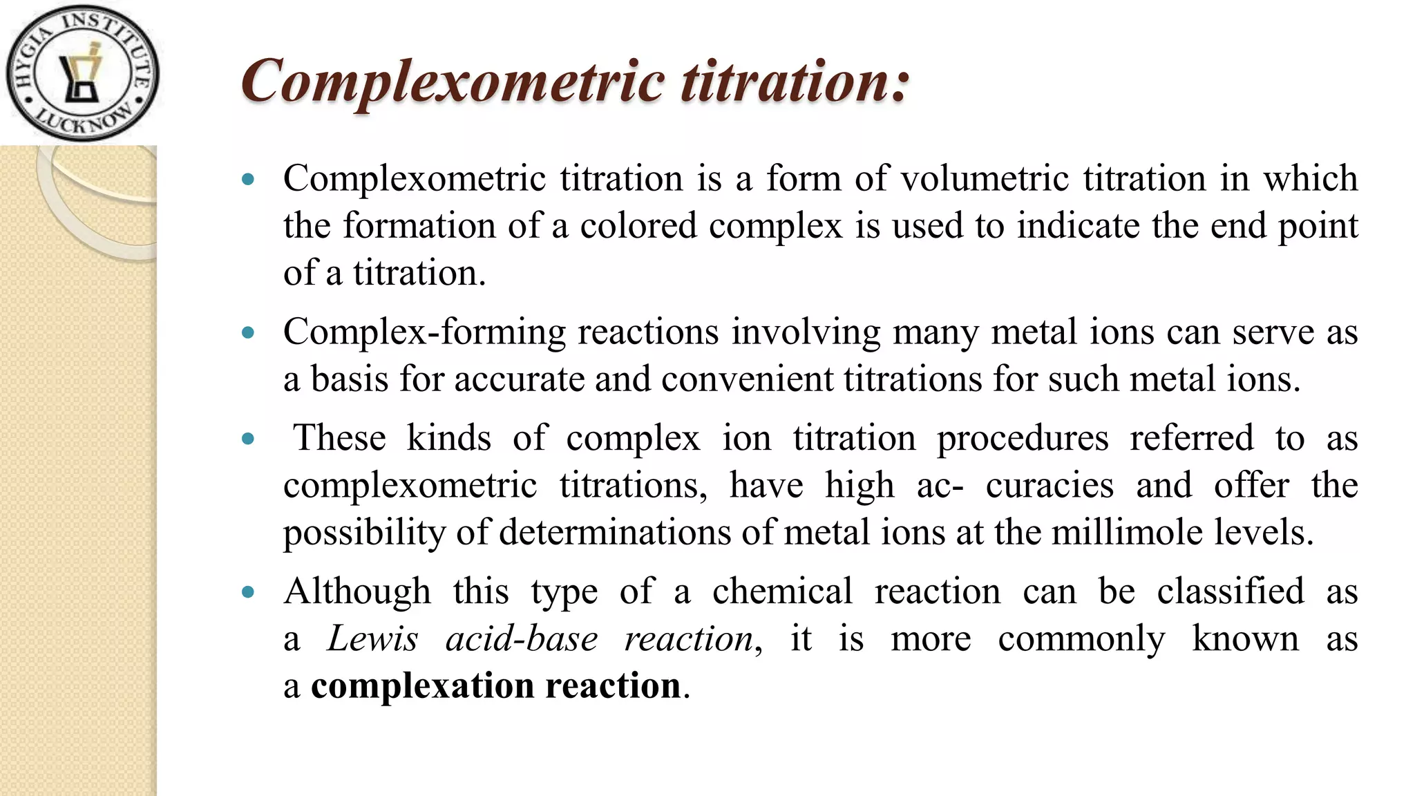 Lecture - 20 Complexometric Titrations.pptx