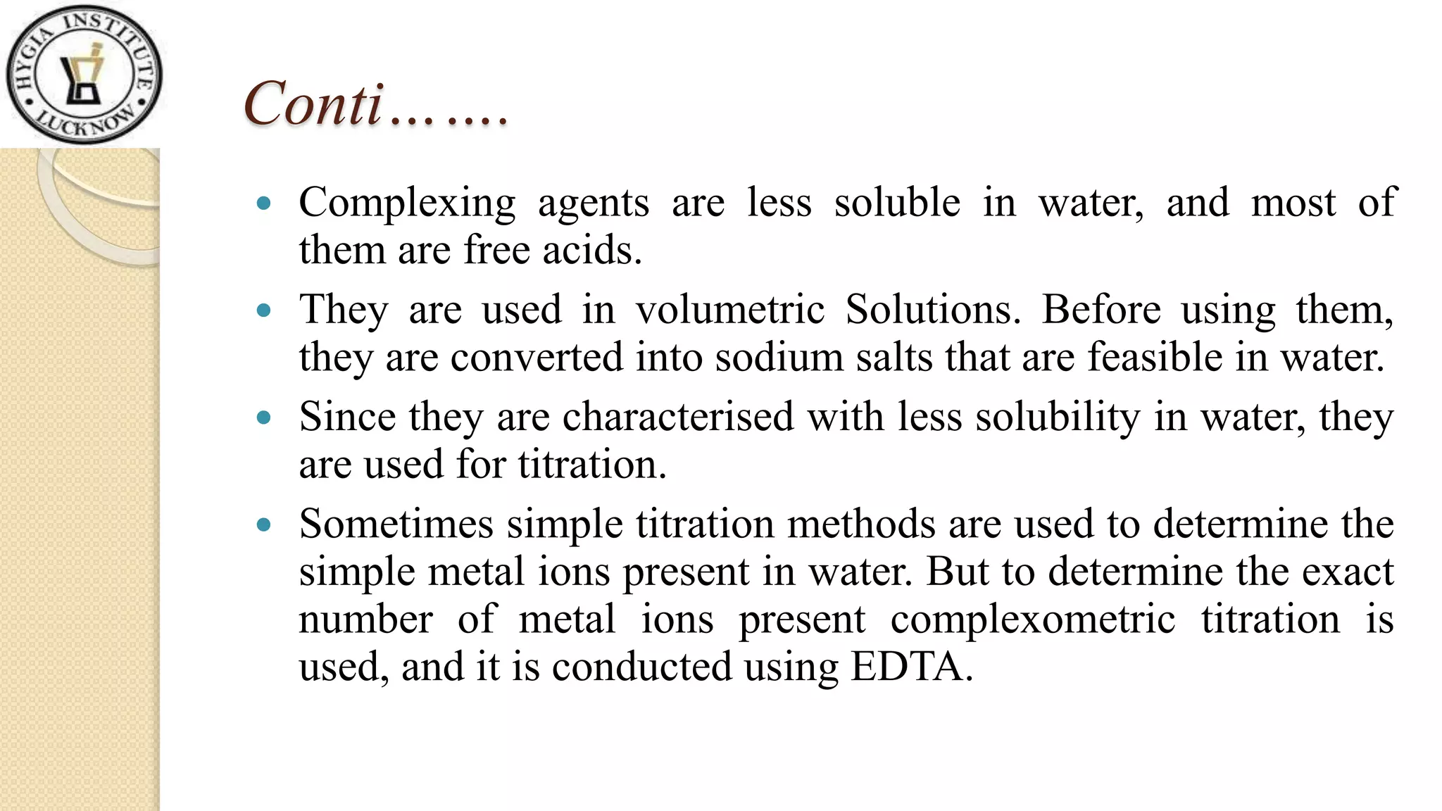 Lecture - 20 Complexometric Titrations.pptx
