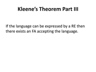 Lecture-20 Kleene’s Theorem-1.pptx best for understanding the automata | PPT