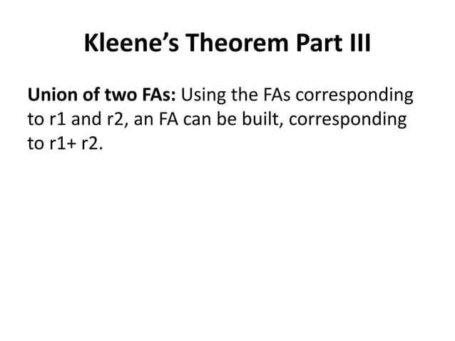 Lecture-20 Kleene’s Theorem-1.pptx best for understanding the automata ...