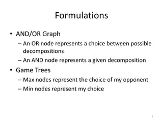 Lecture 20 problem reduction search | PPTX