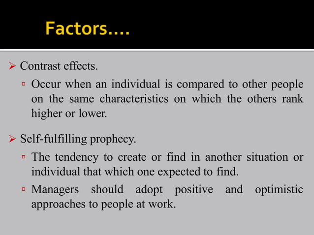 perception- Meaning, Definition, Stages, Factors | PPTX