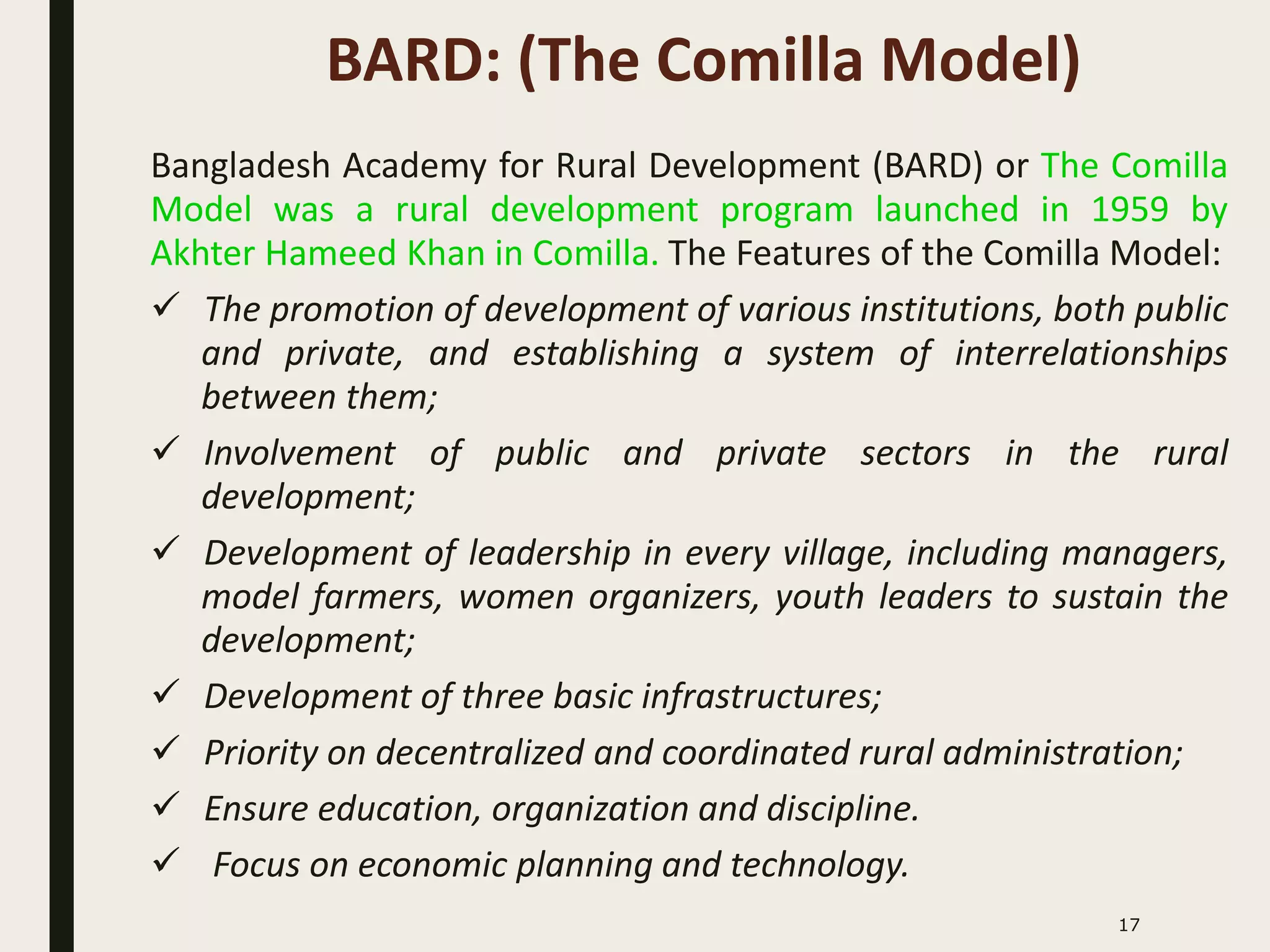 Agriculture and rural development in bangladesh | PPTX