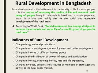 Agriculture and rural development in bangladesh | PPTX