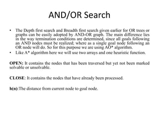 Lecture 21 problem reduction search ao star search | PPTX