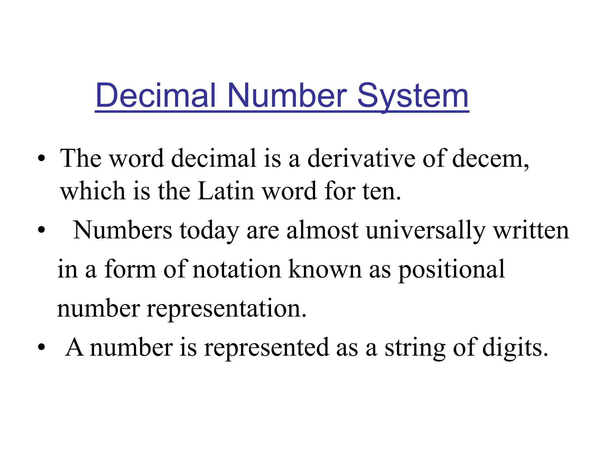 Lecture-2(2): Number System & Conversion | PDF