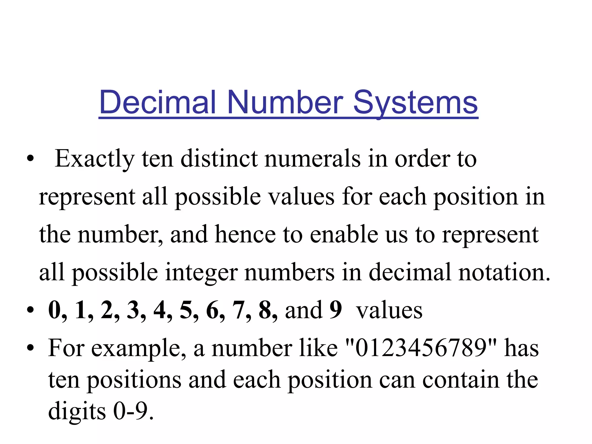 Lecture-2(2): Number System & Conversion | PDF