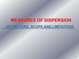 Lecture. Introduction to Statistics (Measures of Dispersion).pptx