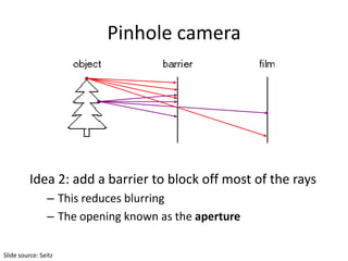 Lecture 2&3 Computer vision image formation ,filters&edge detection | PDF