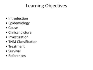 learning objectives | PPT