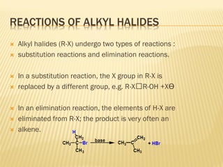 Alkyl halides | PDF | Chemistry | Science