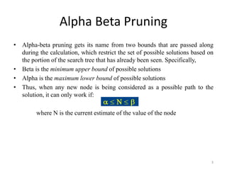 Lecture 23 alpha beta pruning | PPTX
