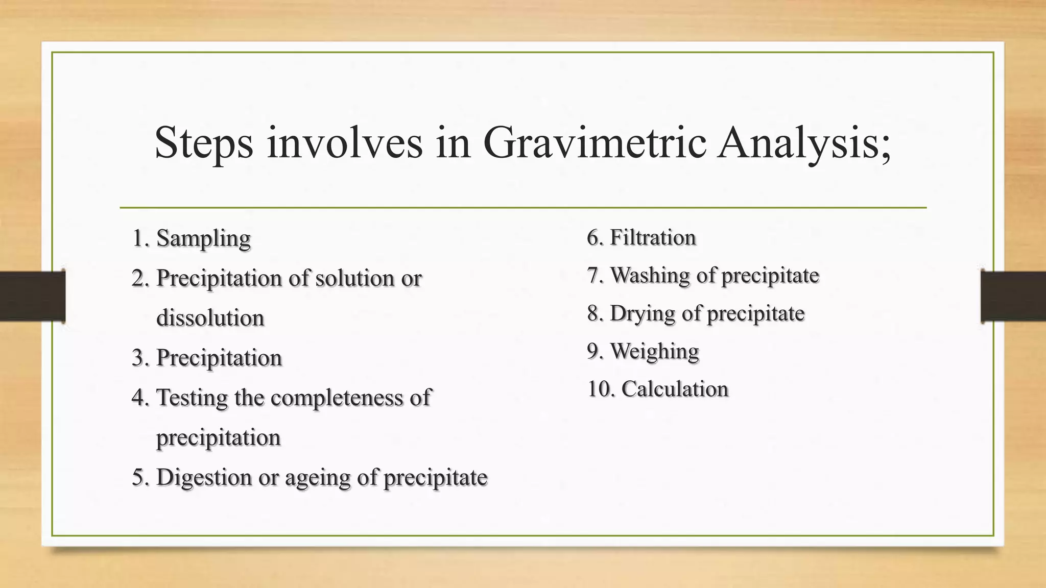 Lecture - 23 Gravimetric Analysis.pptx