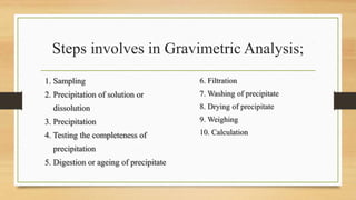 Lecture - 23 Gravimetric Analysis.pptx