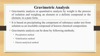 Lecture - 23 Gravimetric Analysis.pptx