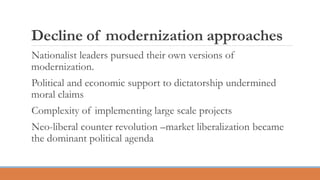 Modernization Theory dependency Theory Early Development | PPTX