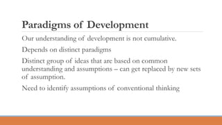 Modernization Theory dependency Theory Early Development | PPTX