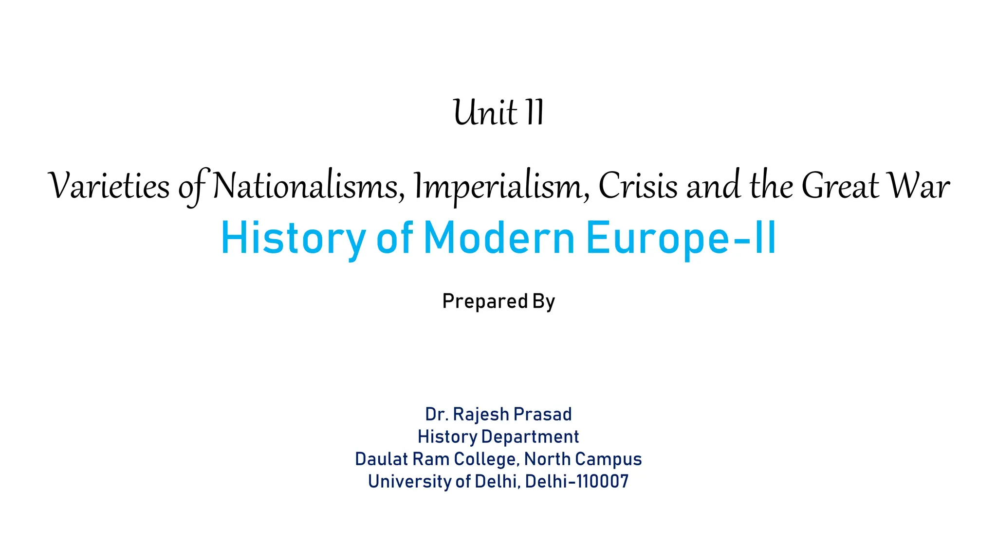 Variety of Nationalism, Imperialism, and First World Warpptx | PPTX