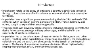 Variety of Nationalism, Imperialism, and First World Warpptx | PPTX