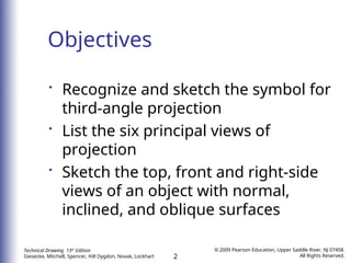Lecture on engineering drawing and its basics also about the projectins ...