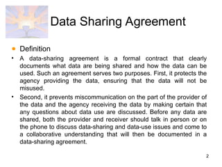 Data sharing and data agreement lecture.ppt