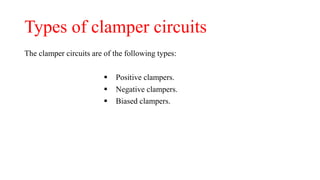 Clamper Circuits | PDF