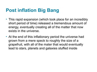 The Big Bang, Inflation and Structure Formation Overview.pptx