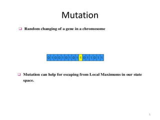 Lecture 28 genetic algorithm | PPT