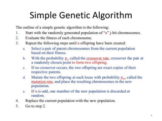 Lecture 28 genetic algorithm | PPT