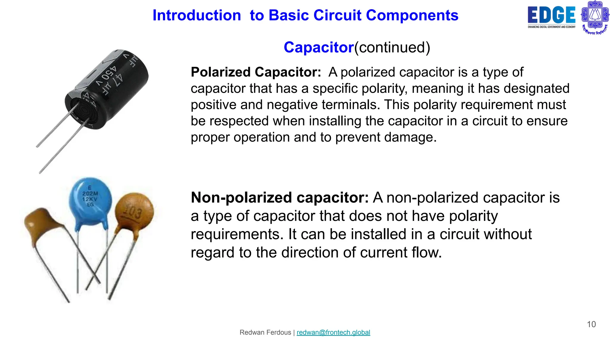 Lecture-2_Basic Circuits & Intro to Arduino_2024_EDGE_Jahangirnagar University.pdf | Physics ...