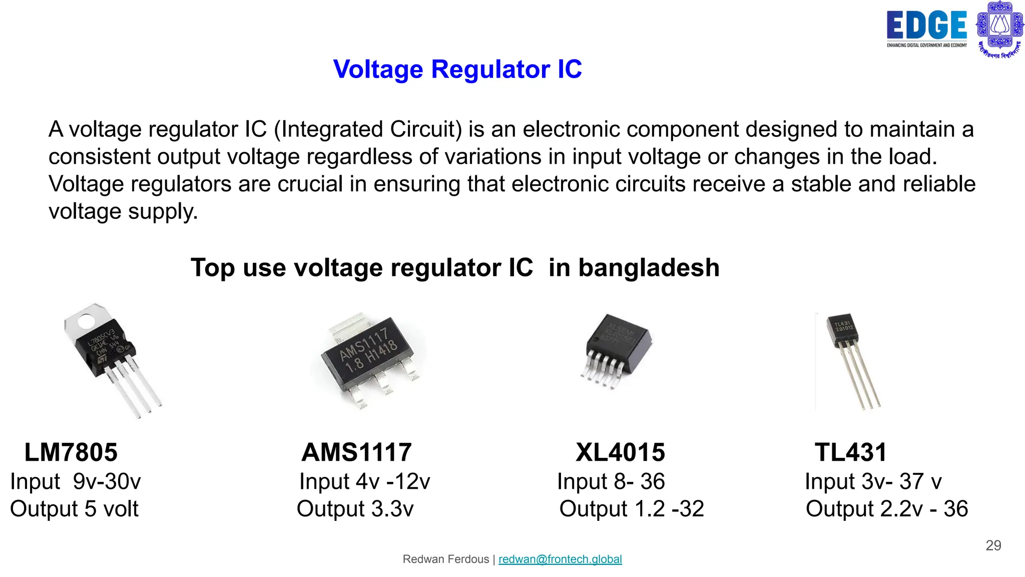 Lecture-2_Basic Circuits & Intro to Arduino_2024_EDGE_Jahangirnagar University.pdf | Physics ...