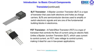 Lecture-2_Basic Circuits & Intro to Arduino_2024_EDGE_Jahangirnagar ...