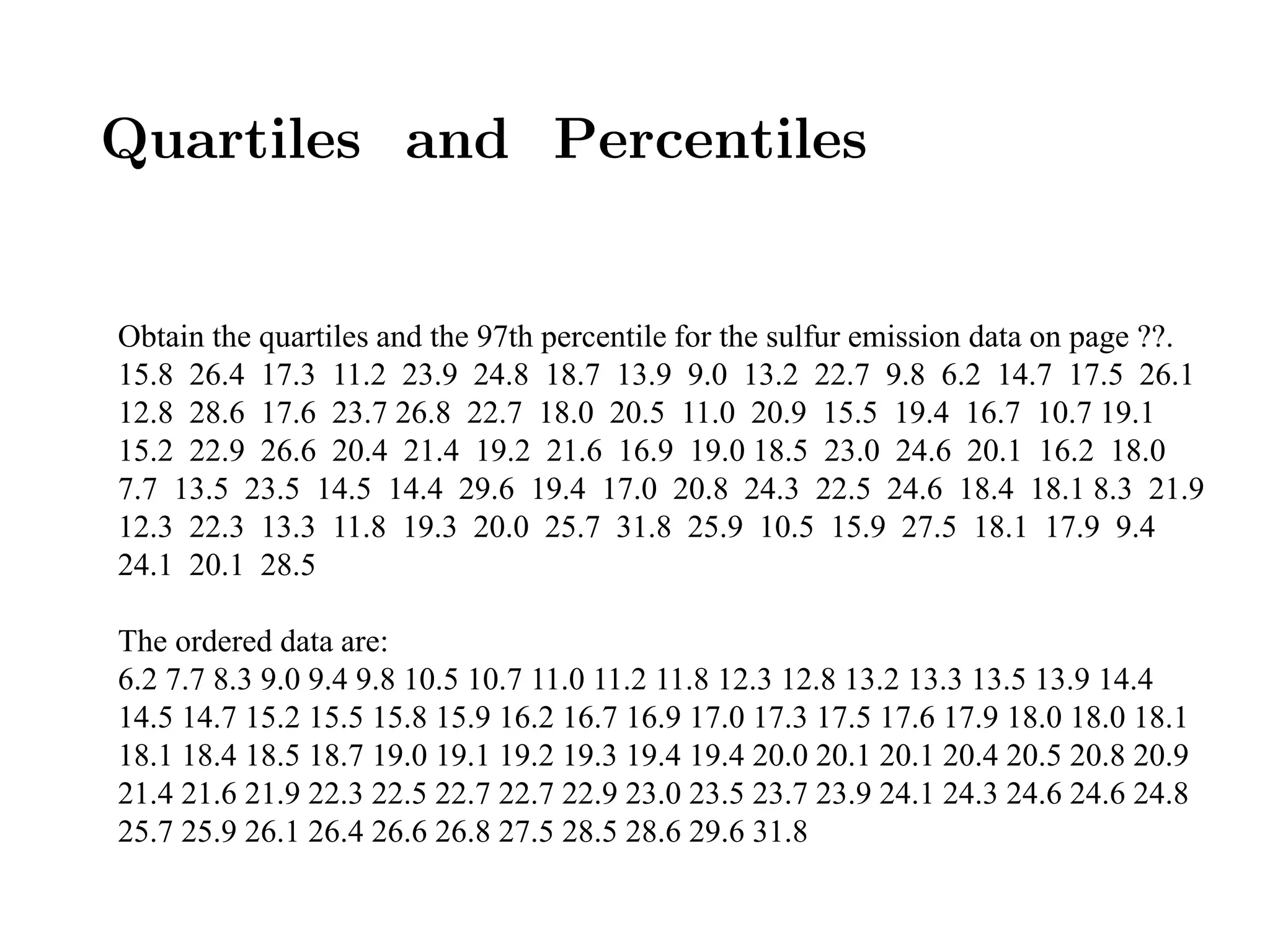 Lecture 2 Descriptive Statistics Box Plot Descriptive Measures Pdf