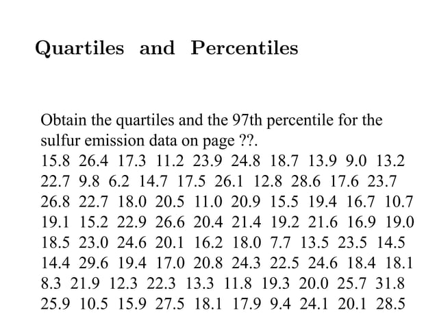 Lecture 2 Descriptive Statistics Box Plot Descriptive Measures Pdf