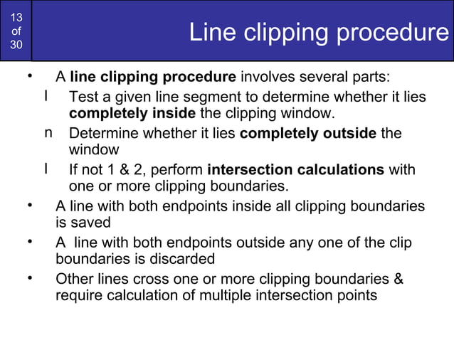 Lecture 2d point,curve,text,line clipping | PPT