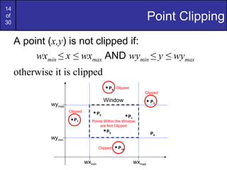 Lecture 2d point,curve,text,line clipping | PPT