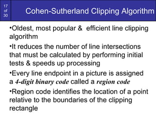 Lecture 2d point,curve,text,line clipping | PPT