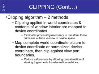 Lecture 2d point,curve,text,line clipping | PPT