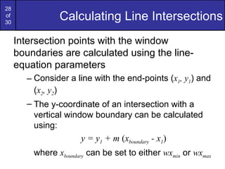 Lecture 2d point,curve,text,line clipping | PPT