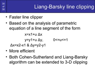 Lecture 2d point,curve,text,line clipping | PPT