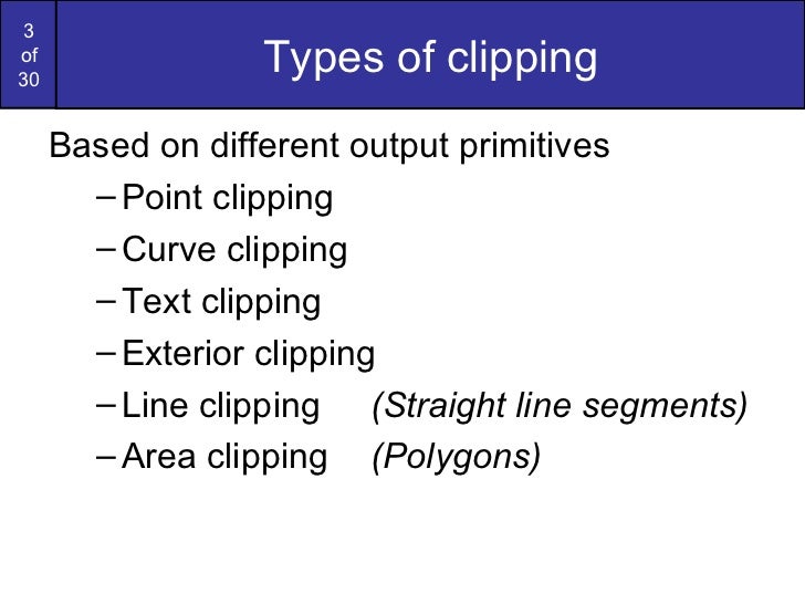 Lecture 2d point,curve,text,line clipping