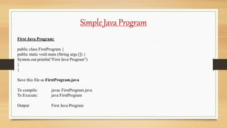 Lecture - 2 Environment setup & JDK, JRE, JVM | PPTX