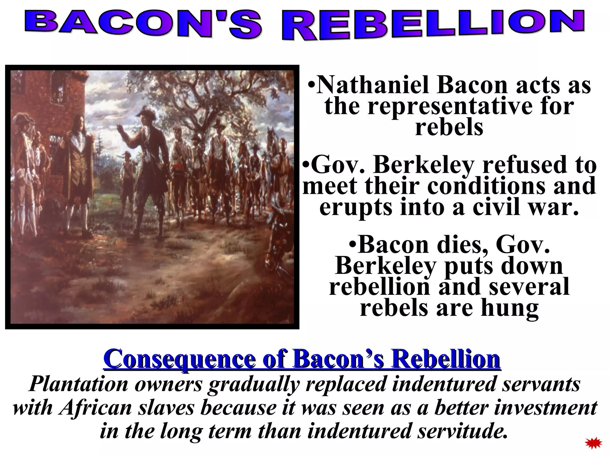 Lecture 2 Indentured Vs Slavery | PPT