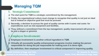 Managing Total Quality Management (TQM) | PDF